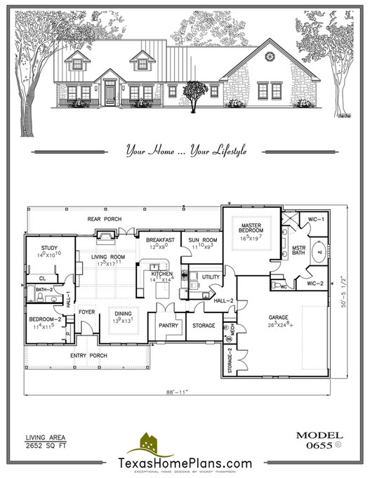 texas home plans - TEXAS FARM - HOMES - Page 54-55