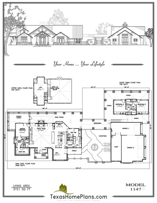 texas home plans - TEXAS RANCH- HOMES - Page 62-63
