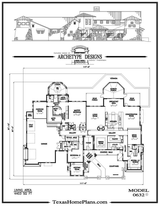 texas home plans - TEXAS RANCH- HOMES - Page 28-29