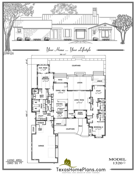 texas home plans - TEXAS RANCH- HOMES - Page 78-79