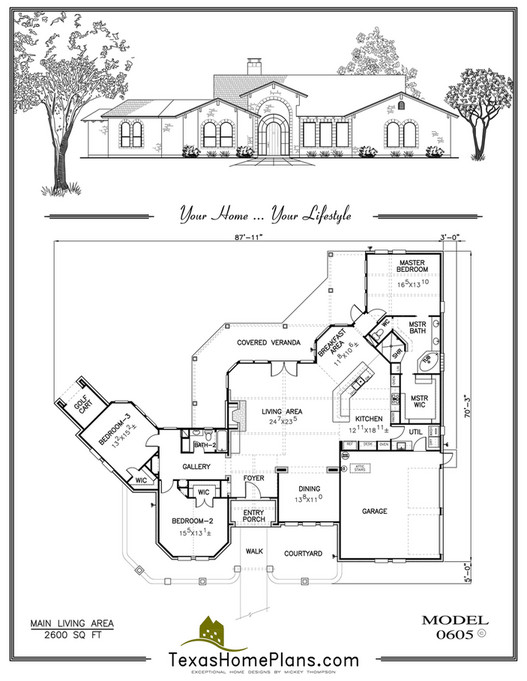 texas home plans - TEXAS RANCH- HOMES - Page 24-25