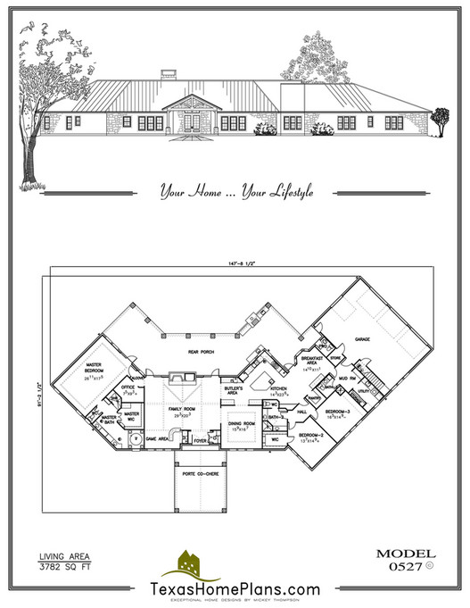 texas home plans - TEXAS RANCH- HOMES - Page 18-19