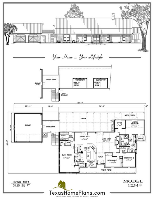 texas home plans - TEXAS RANCH- HOMES - Page 72-73