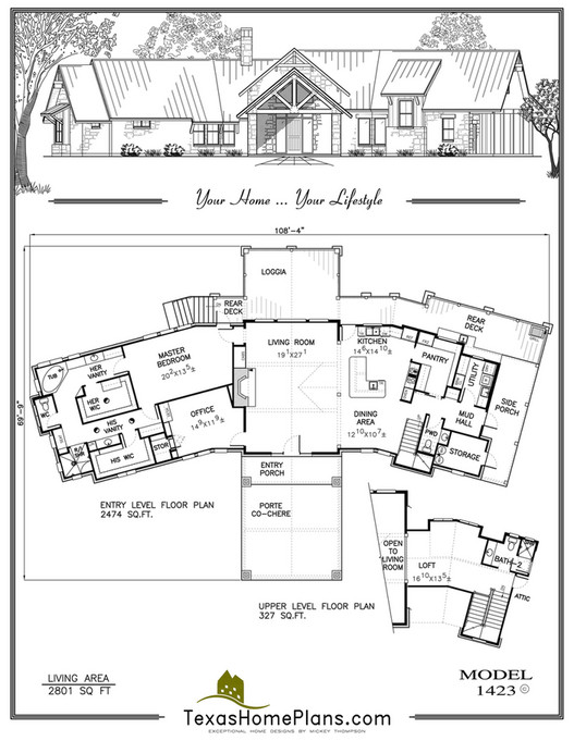 texas home plans - TEXAS RANCH- HOMES - Page 80-81