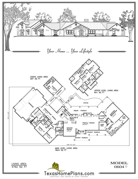 texas home plans - TEXAS RANCH- HOMES - Page 24-25