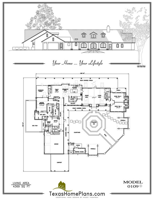 texas home plans - TEXAS RANCH- HOMES - Page 10-11