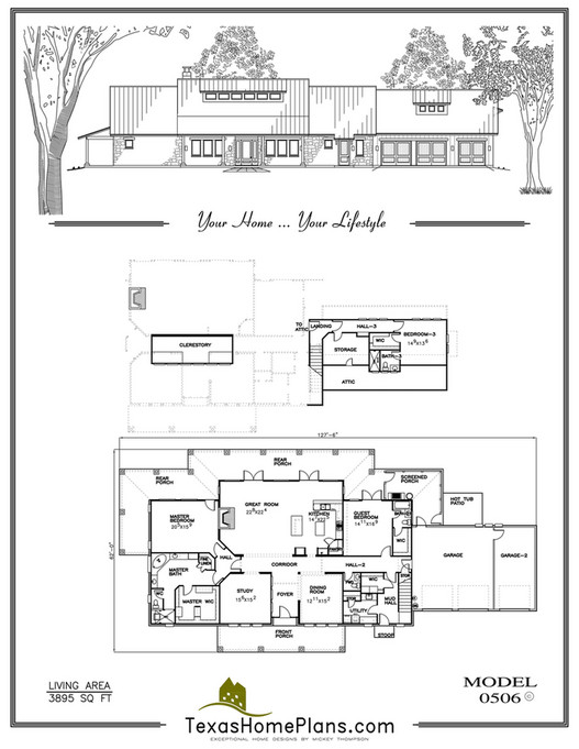 texas home plans - TEXAS RANCH- HOMES - Page 16-17