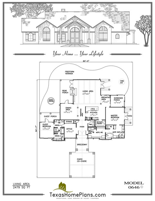 texas home plans - TEXAS RANCH- HOMES - Page 28-29
