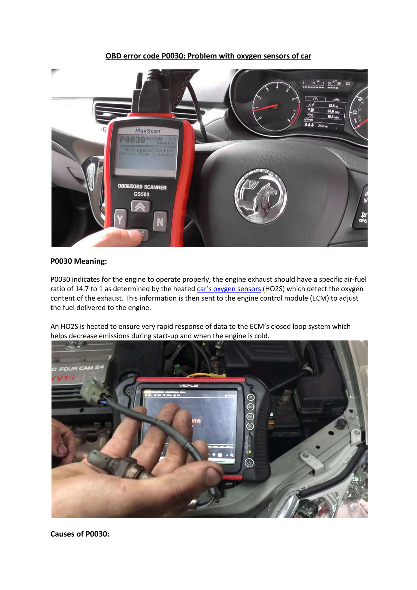 My Publications Partsavatar Car Parts Canada What Does Obd Error