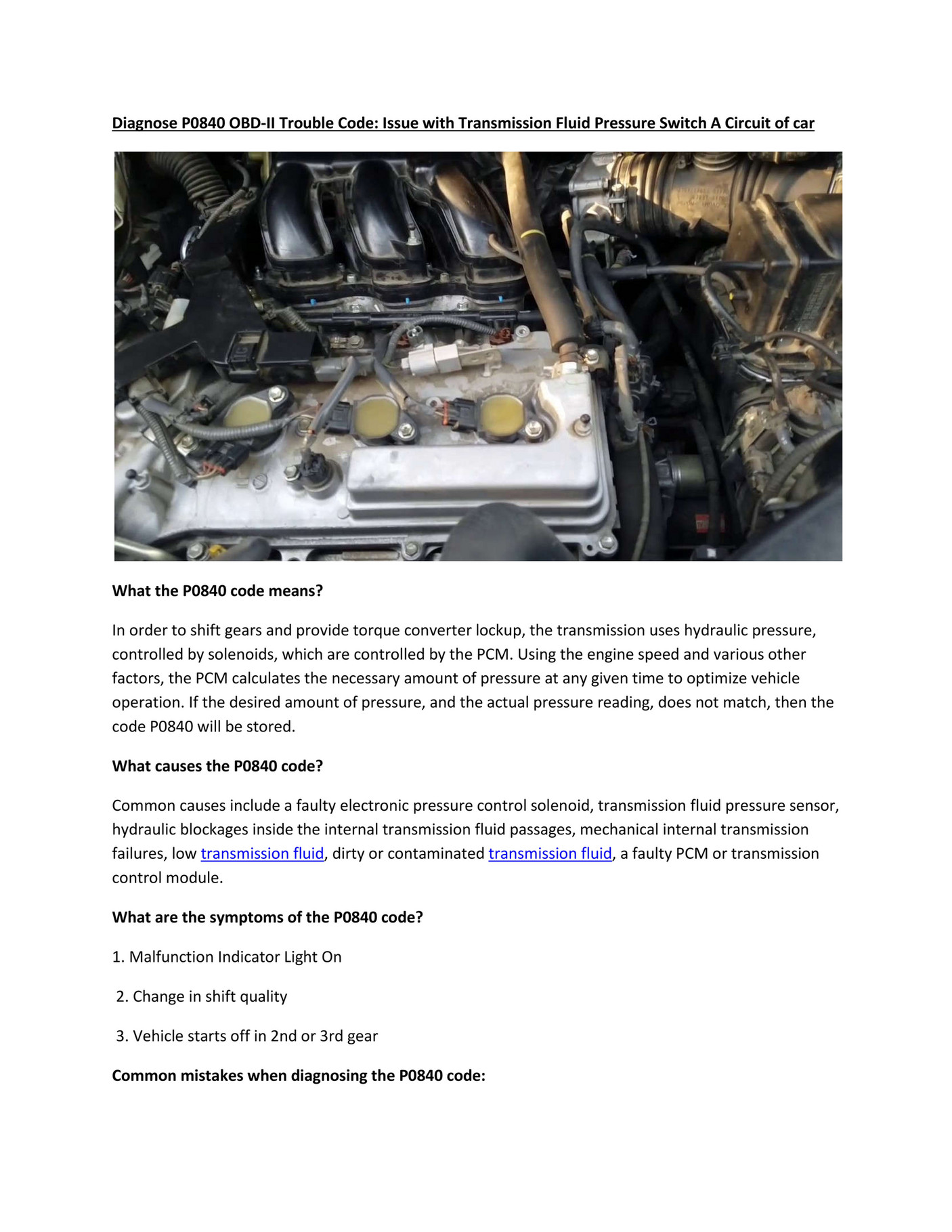 My Publications Partsavatar Toronto Diagnose P0840 OBD II Trouble My Publications Partsavatar Toronto Diagnose P0840 OBD II Trouble
