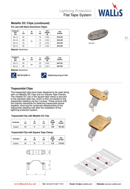 A.N. Wallis & Co Ltd - A.N. Wallis Product Catalogue - Page 90-91 ...