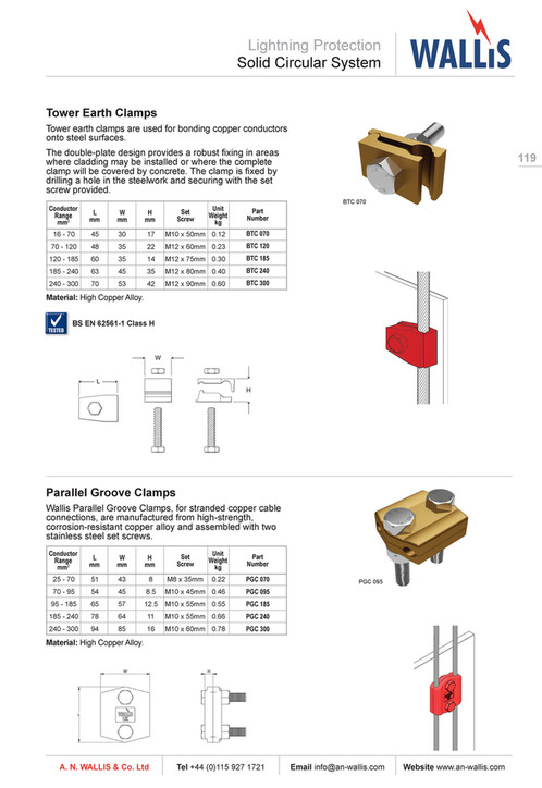 A.N. Wallis & Co Ltd - A.N. Wallis Product Catalogue - Page 118-119 ...