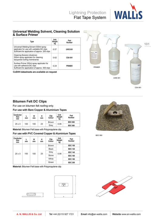 A.N. Wallis & Co Ltd - A.N. Wallis Product Catalogue - Page 102-103 ...