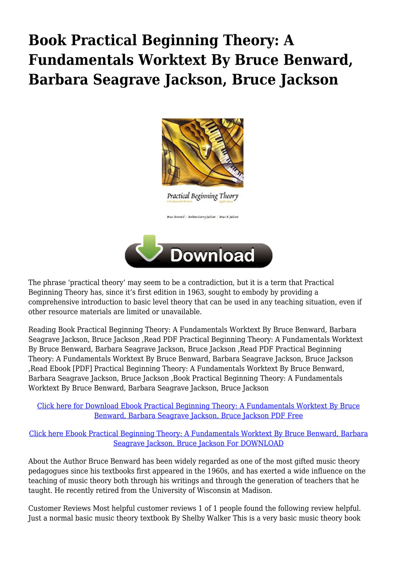 intra - 0azh-Practical-Beginning-Theory-A-Fundamentals-Worktext-By ...