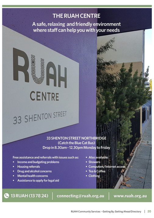 Ruah Community Services - GBGA_Directory_2018V1 - Page 20 - Created ...