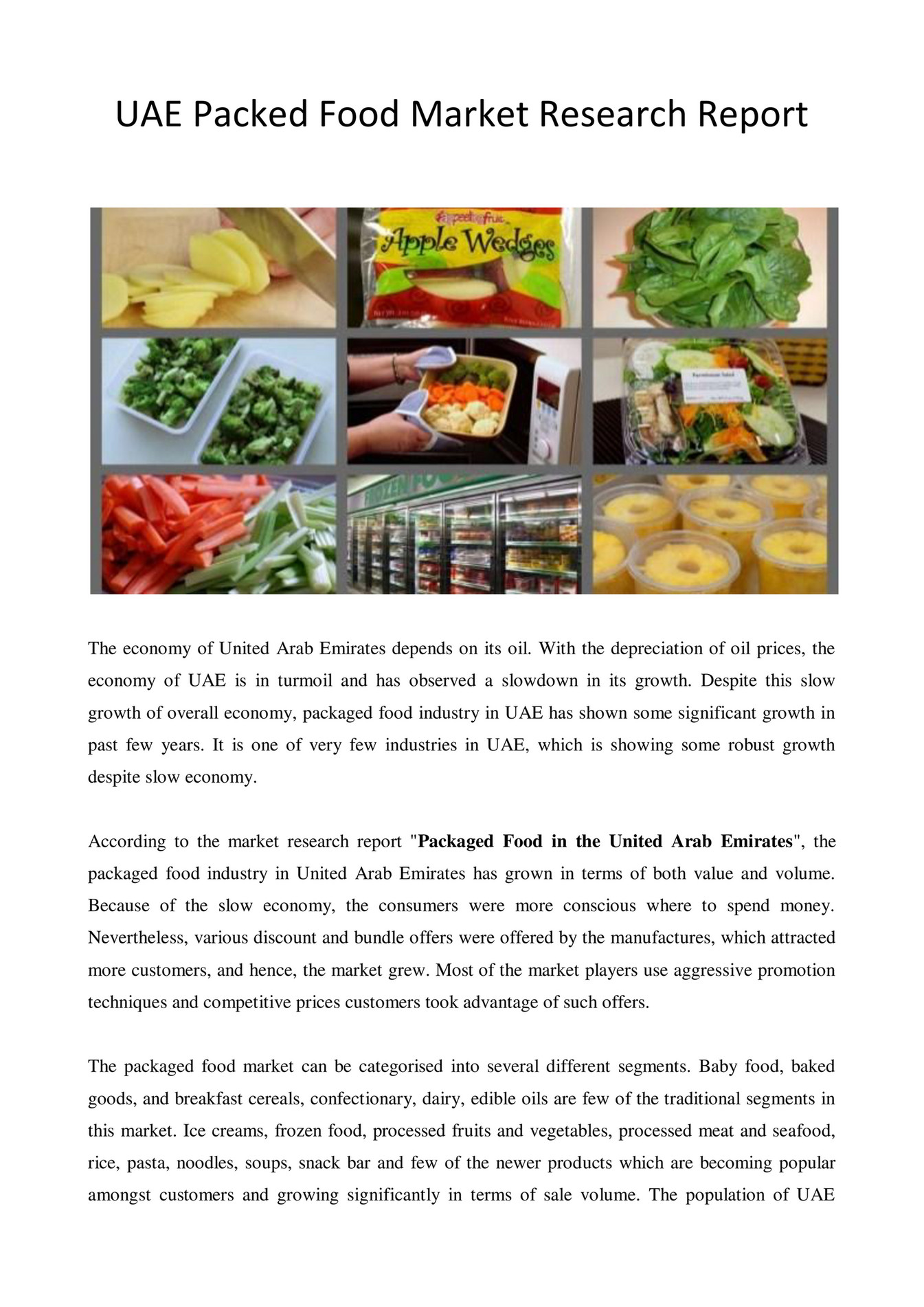 ken research - Packaged Food in the United Arab Emirates - Page 2 ...