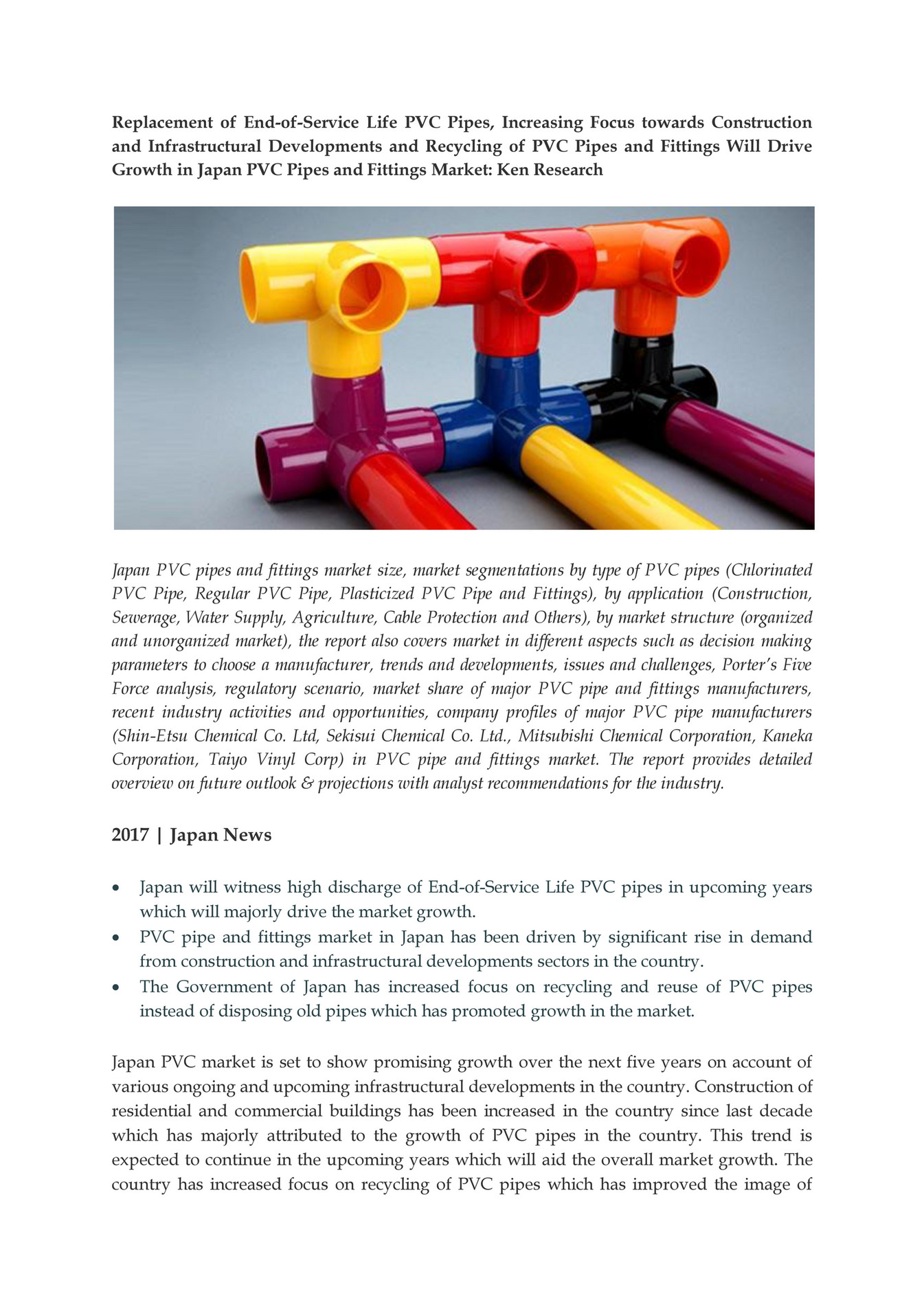 ken research - Future Outlook for Japan PVC Pipe and Fittings - Page 1 ...