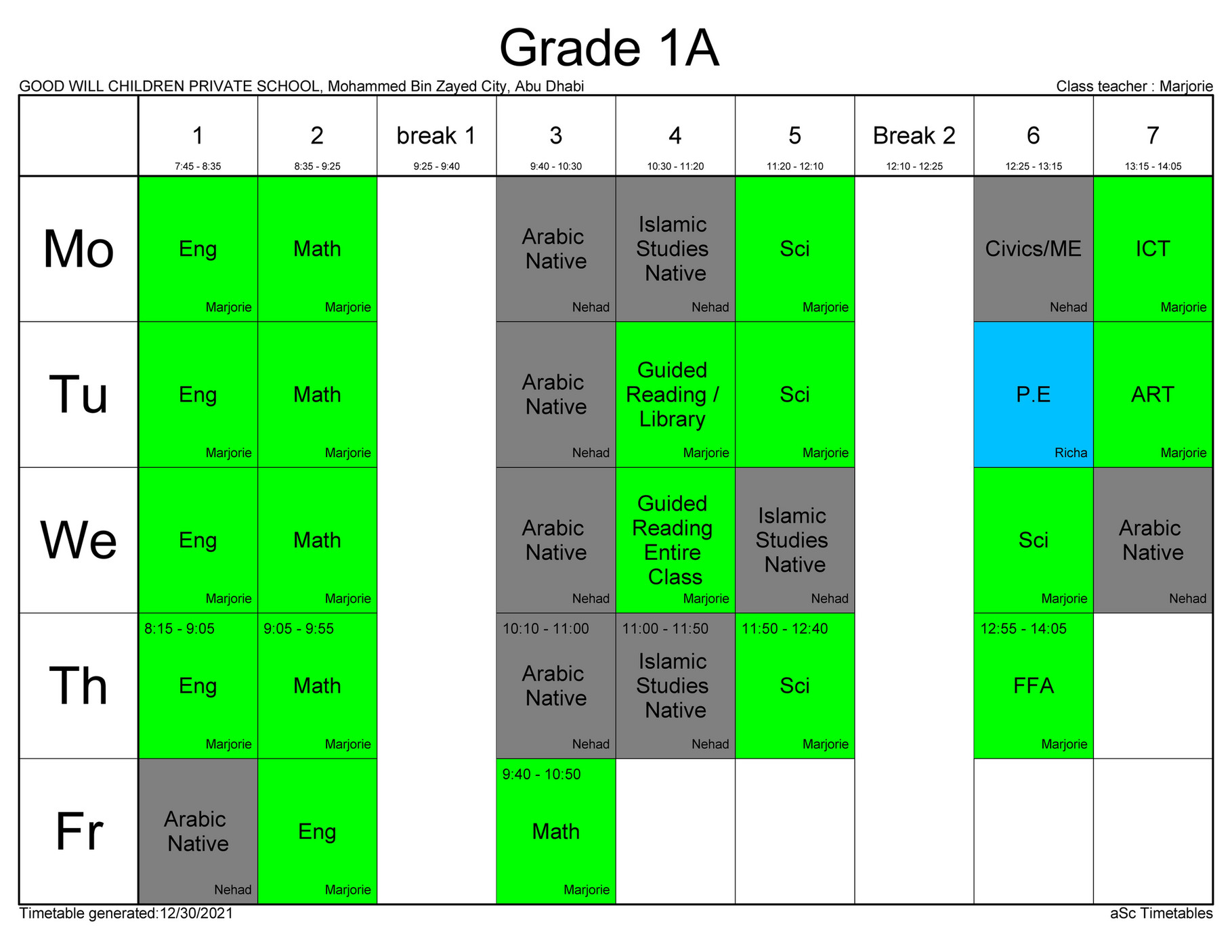 Good Will Children School - Grade 1-8 Classes - Page 1 - Created with ...