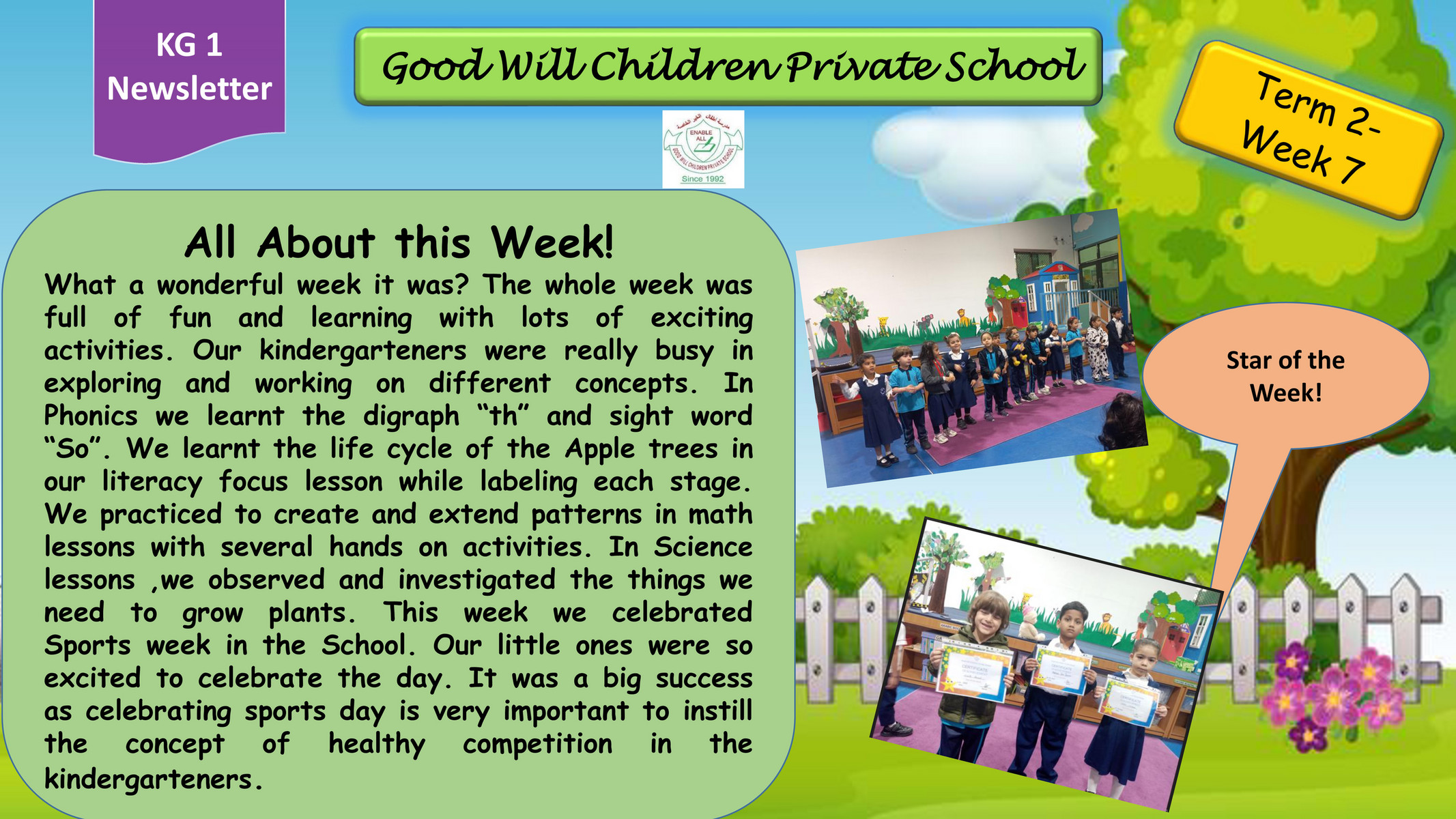 Good Will Children School - KG 1 Newsletter Week 7-Term 2 - Page 5 ...