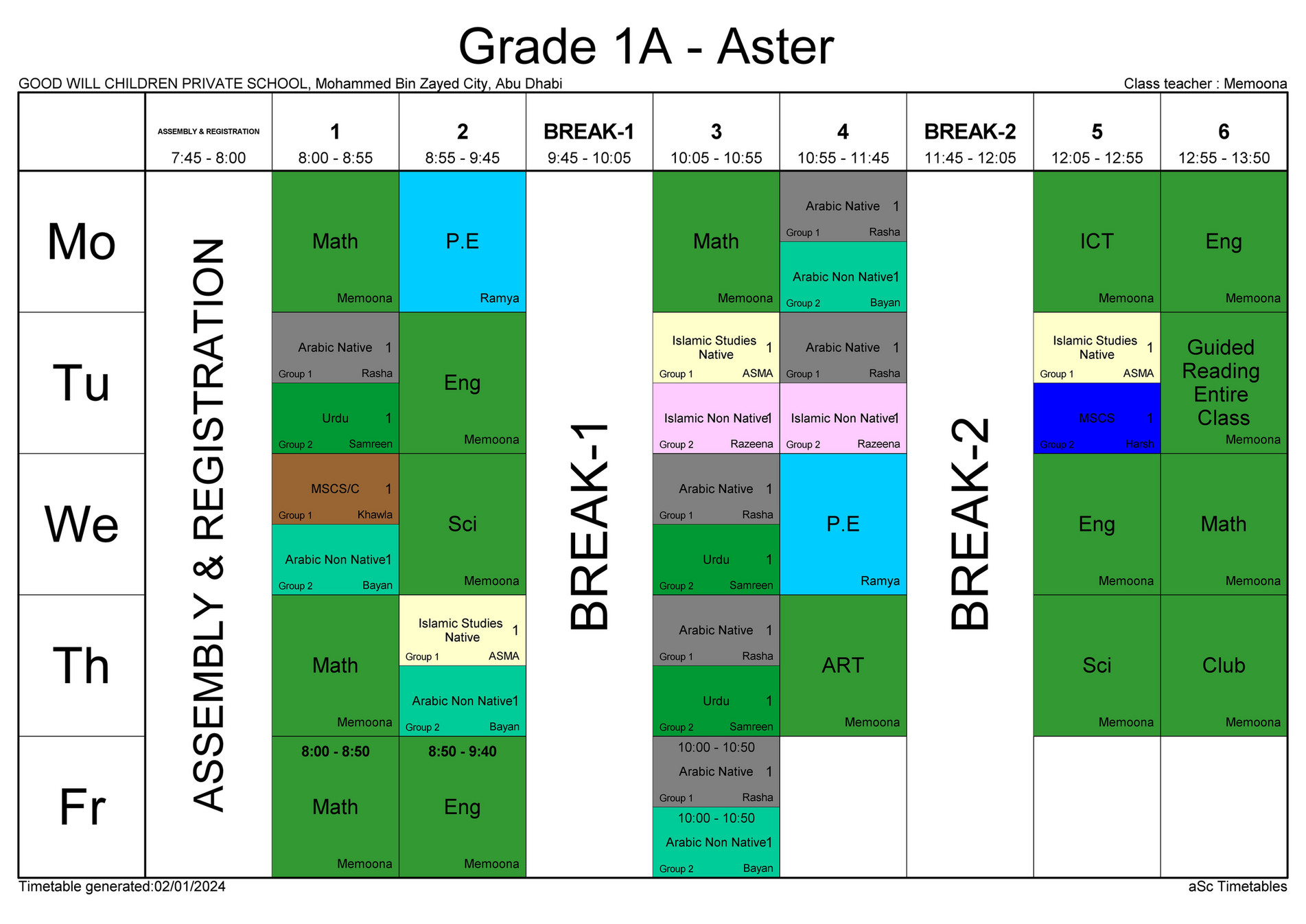 Good Will Children School - Grade-1 - Page 2 - Created with Publitas.com