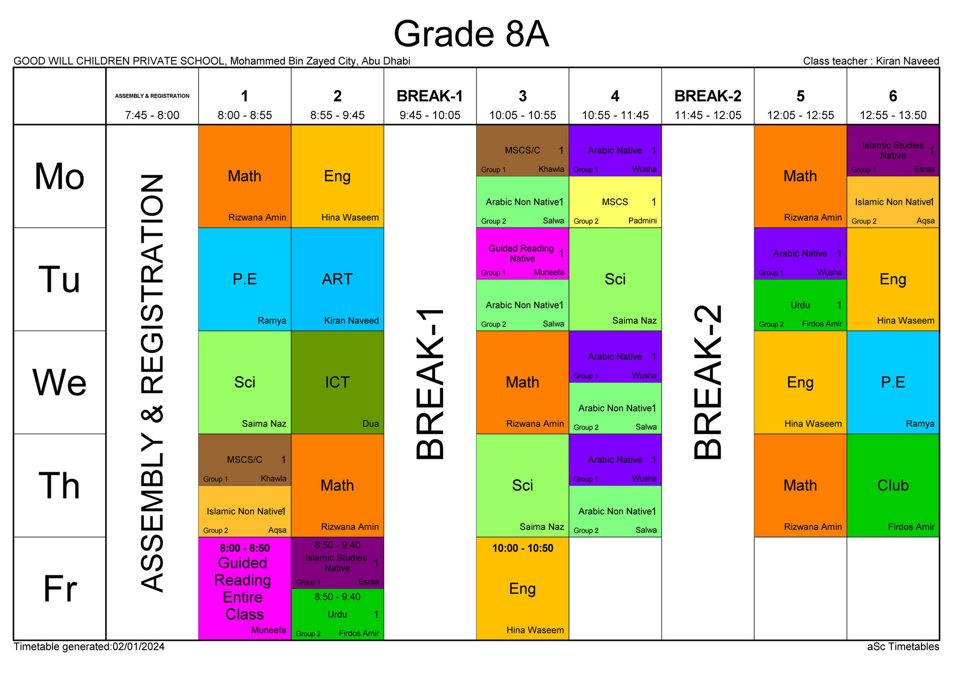 Good Will Children School - Grade-8 - Page 2 - Created with Publitas.com