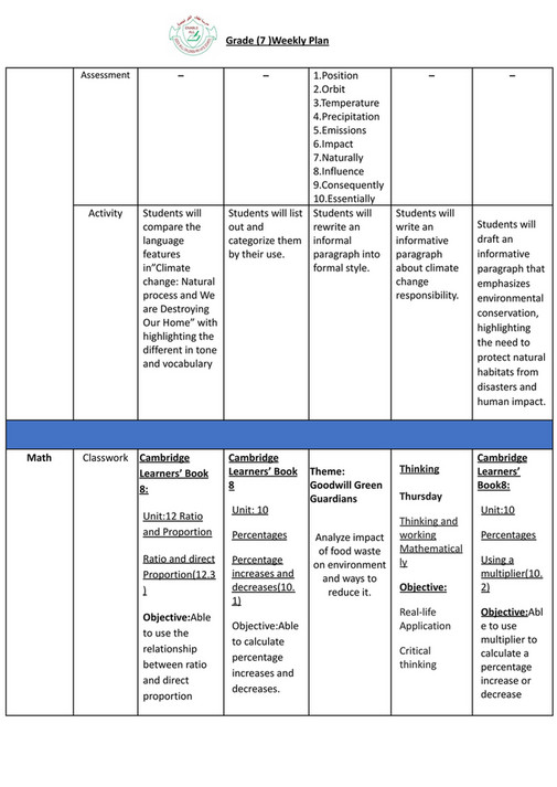 Good Will Children School - GR-7-Weekly Plan-Term-2-Week-19 - Page 1 ...