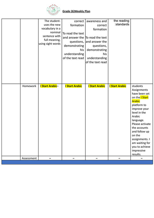 Good Will Children School - GR-6-Weekly Plan-Term-2-Week-21 - Page 4-5 ...