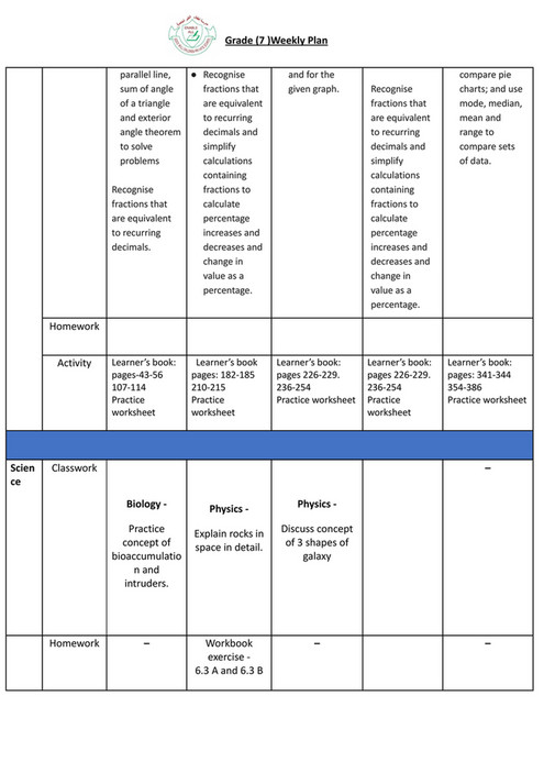 Good Will Children School - GR-7-Weekly Plan-Term-3-Week-37 - Page 1 ...