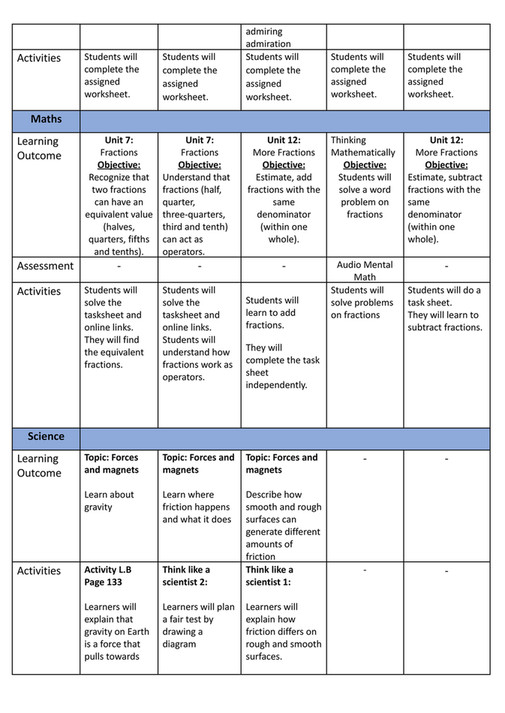 Good Will Children School - GR-2-Weekly Plan-Term-3-Week-25 - Page 1 ...