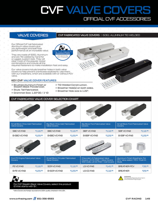 CVF Racing - Official Product Catalog for 2025 - Page 152-153