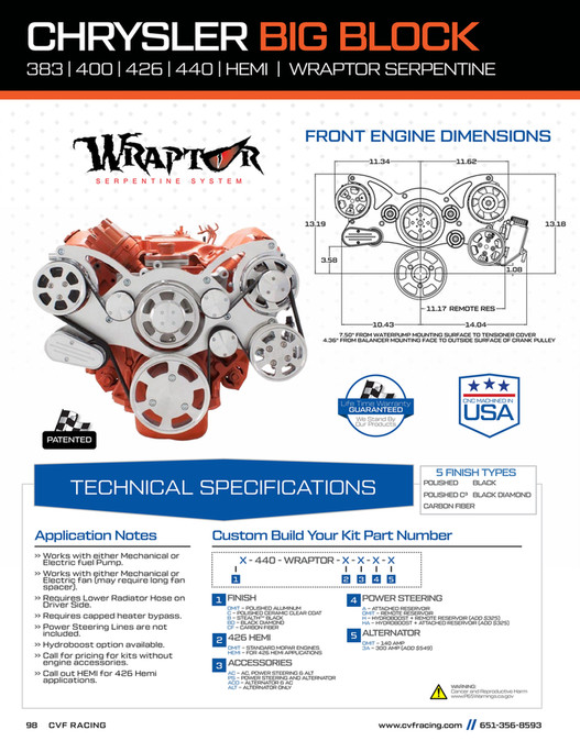 CVF Racing - Official Product Catalog for 2025 - Page 98-99