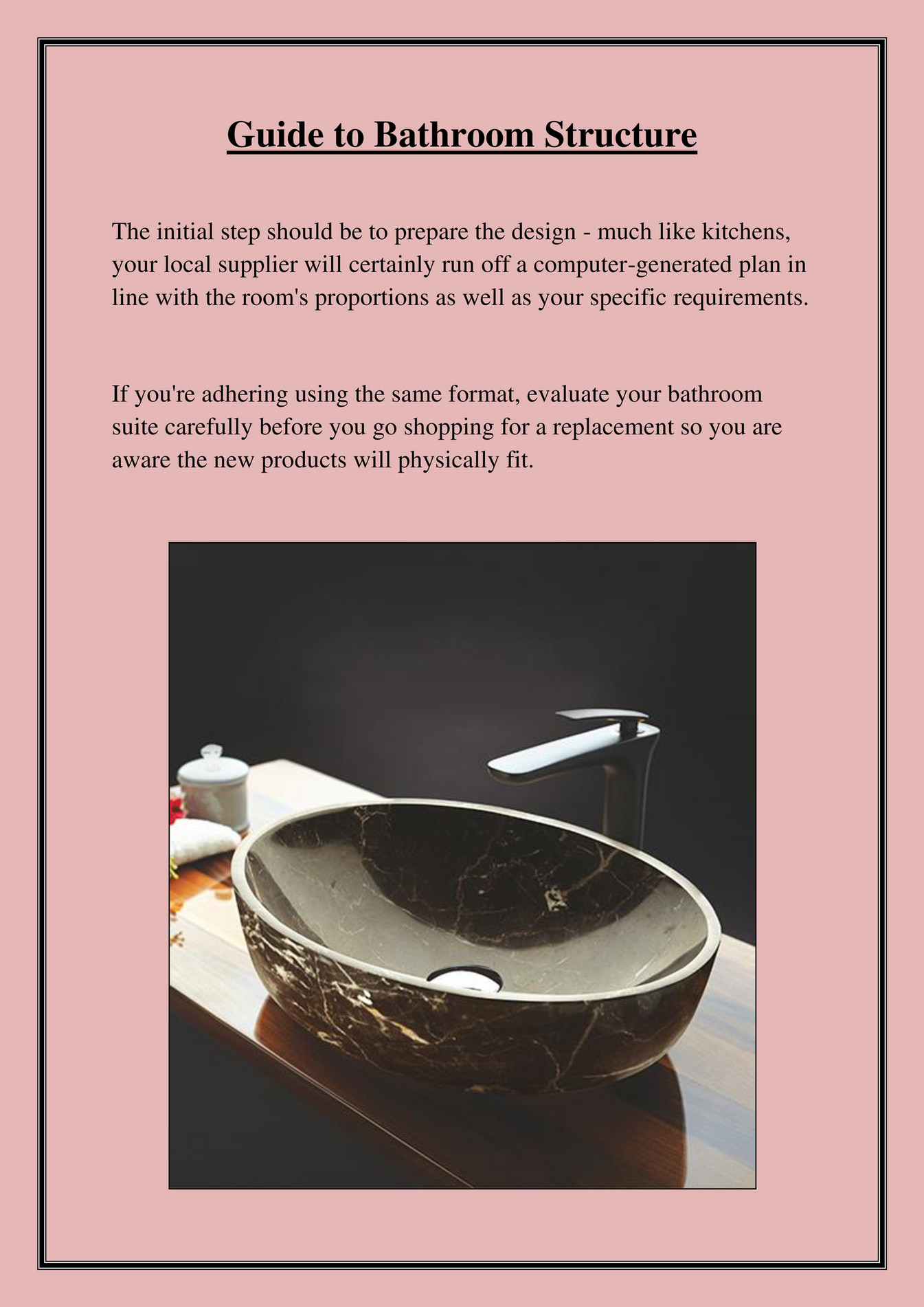 My publications - Guide to Bathroom Structure - Page 1 - Created with ...