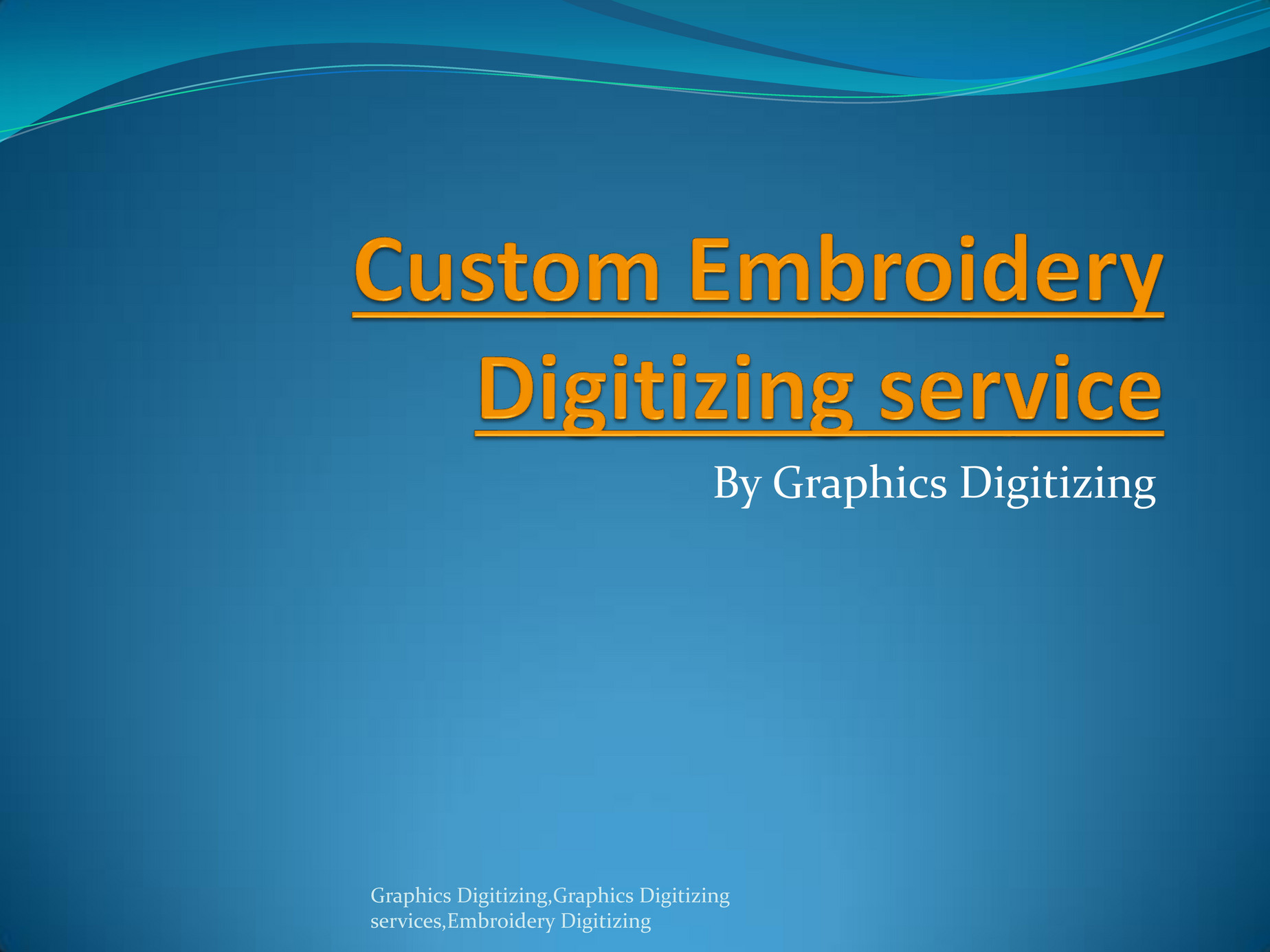Graphics Digitizing - Custom Embroidery Digitizing services - Page 1 ...