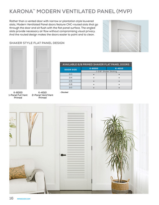 MMI DOOR - MMI DOOR - Interior Doors - Page 16-17