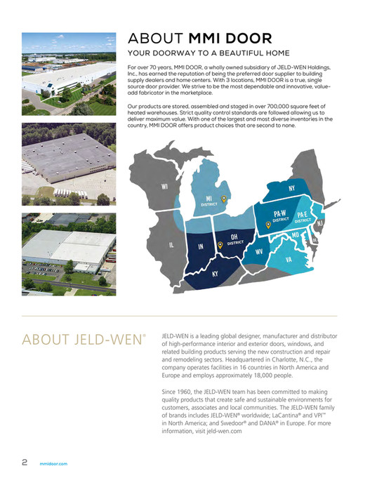 MMI DOOR - MMI DOOR - Exterior Doors Brochure - Page 2-3