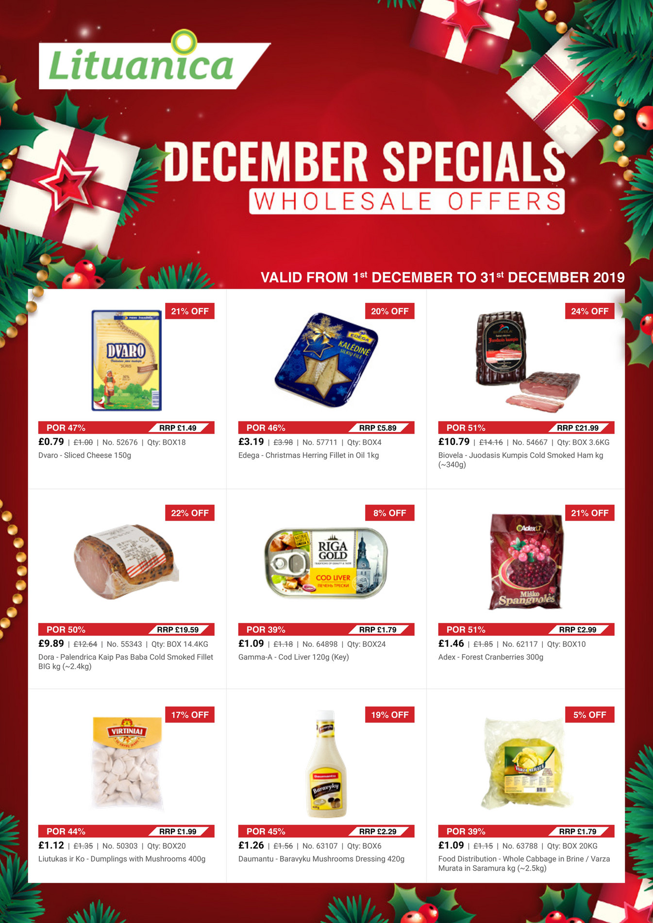 Lituanica December Wholesale Promo 2019 Page 1