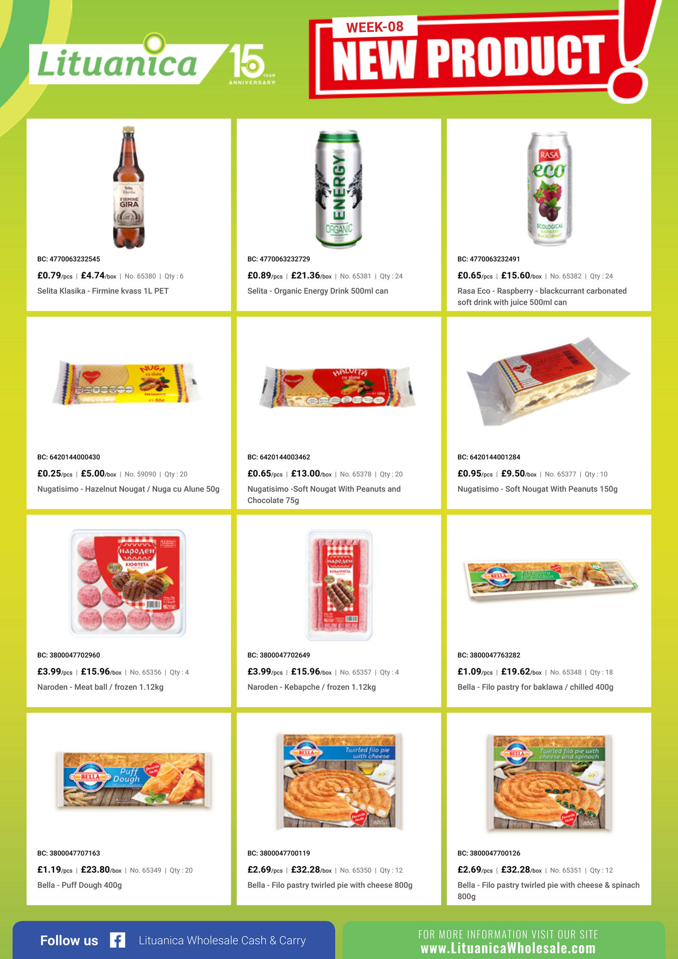 Lituanica - Weekly Leaflet - Week 08 - 2020 - Page 1