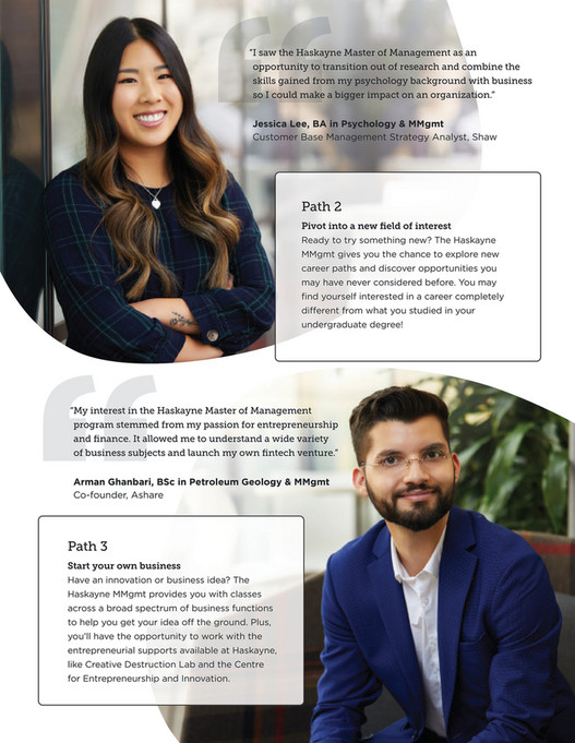 My publications - 2023 Master of Management Brochure - Page 4-5