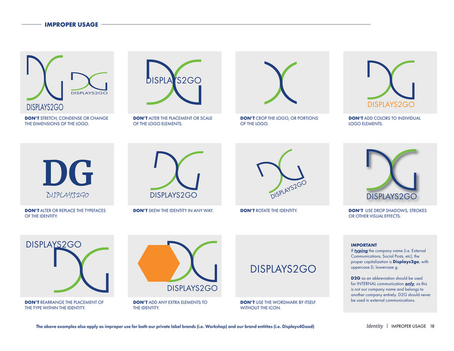 D2G Group - Displays2go-StyleGuide - Page 18 - Created with Publitas.com