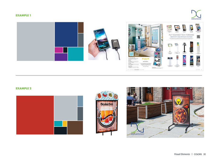 D2G Group - Displays2go-StyleGuide - Page 32 - Created with Publitas.com