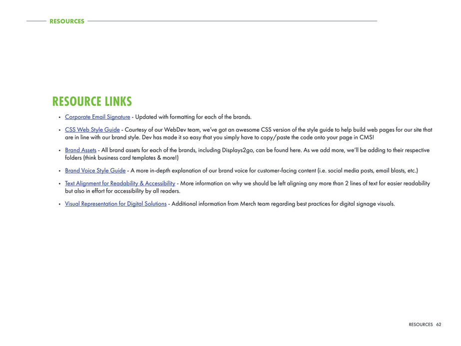 D2G Group - Displays2go-StyleGuide - Page 62 - Created with Publitas.com