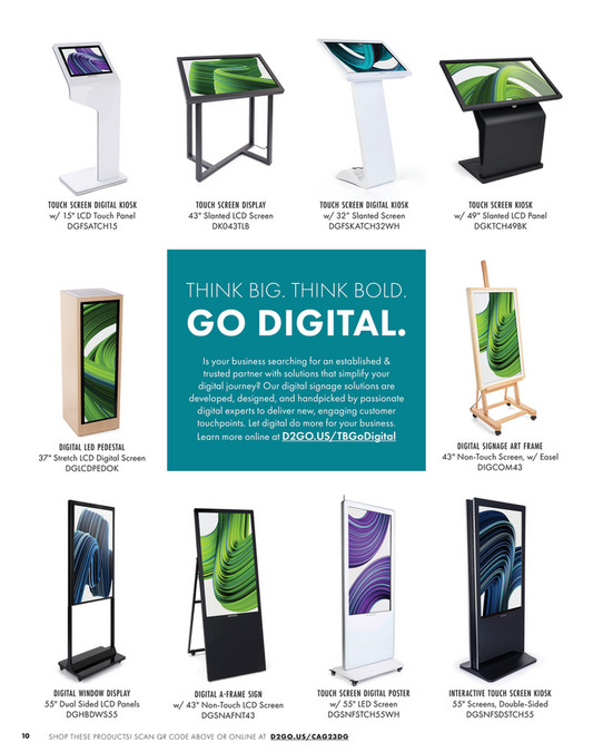 D2G Group - Displays2go - CAT0723-1P - Page 10-11 - Created with Publitas.com