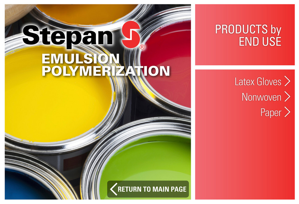 Stepan Emulsion Polymerization Products - Page 6