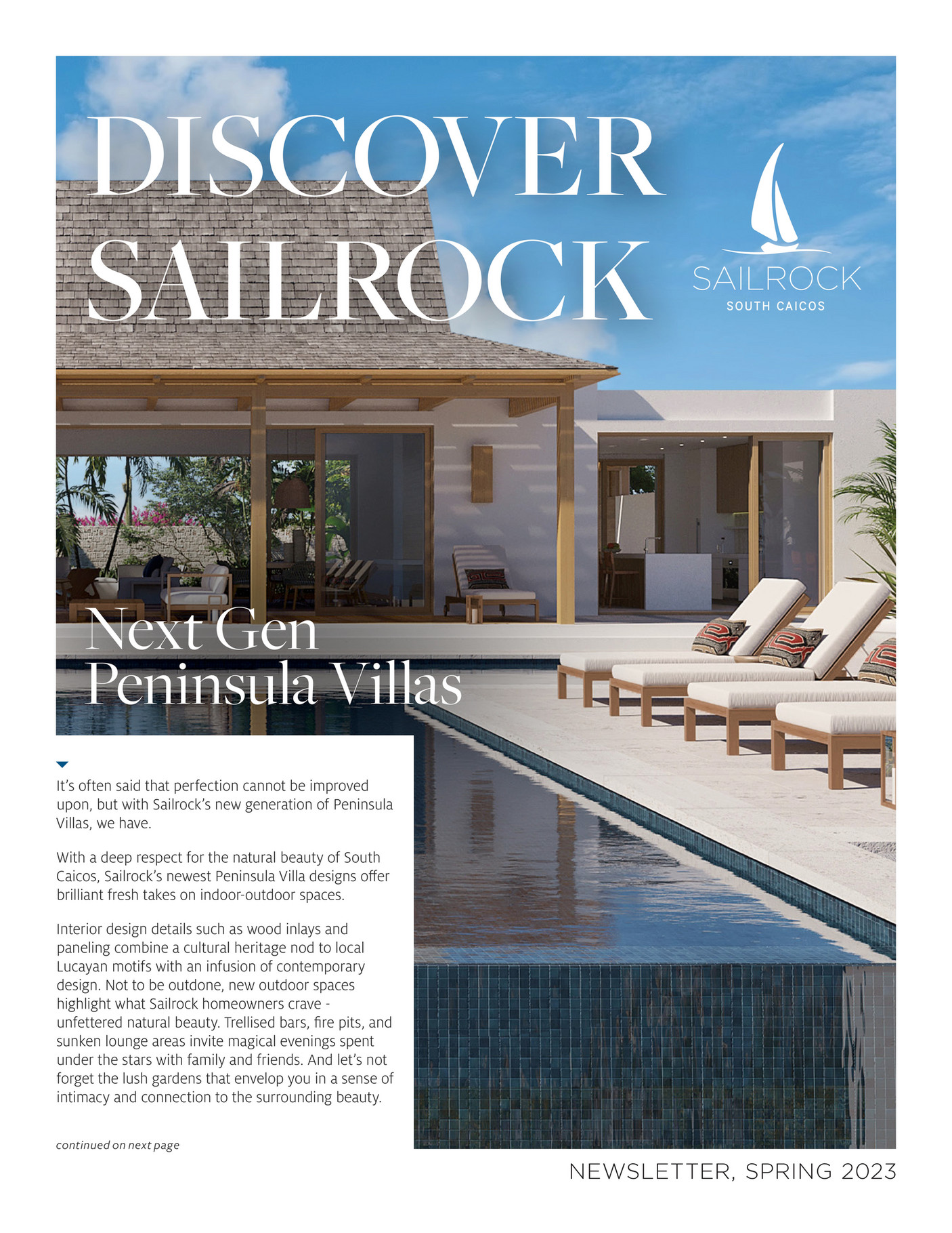 Sailrock South Caicos Quarterly Newsletter | Spring 2023 - Page 1 - Created with Publitas.com
