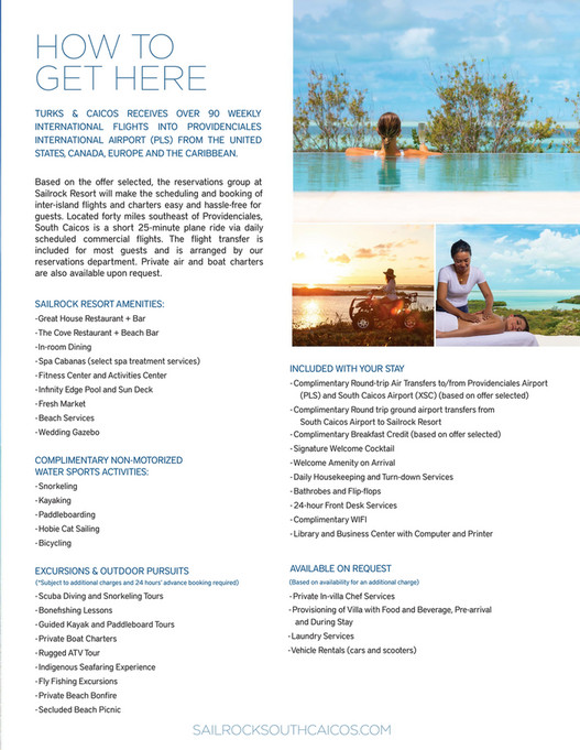 Sailrock Resort Fact Sheet - Page 2-3 - Created with Publitas.com
