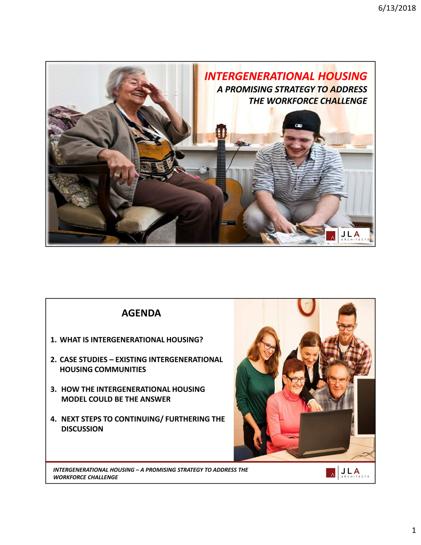 JLA Architects - Intergenerational Housing–A Promising Strategy to ...