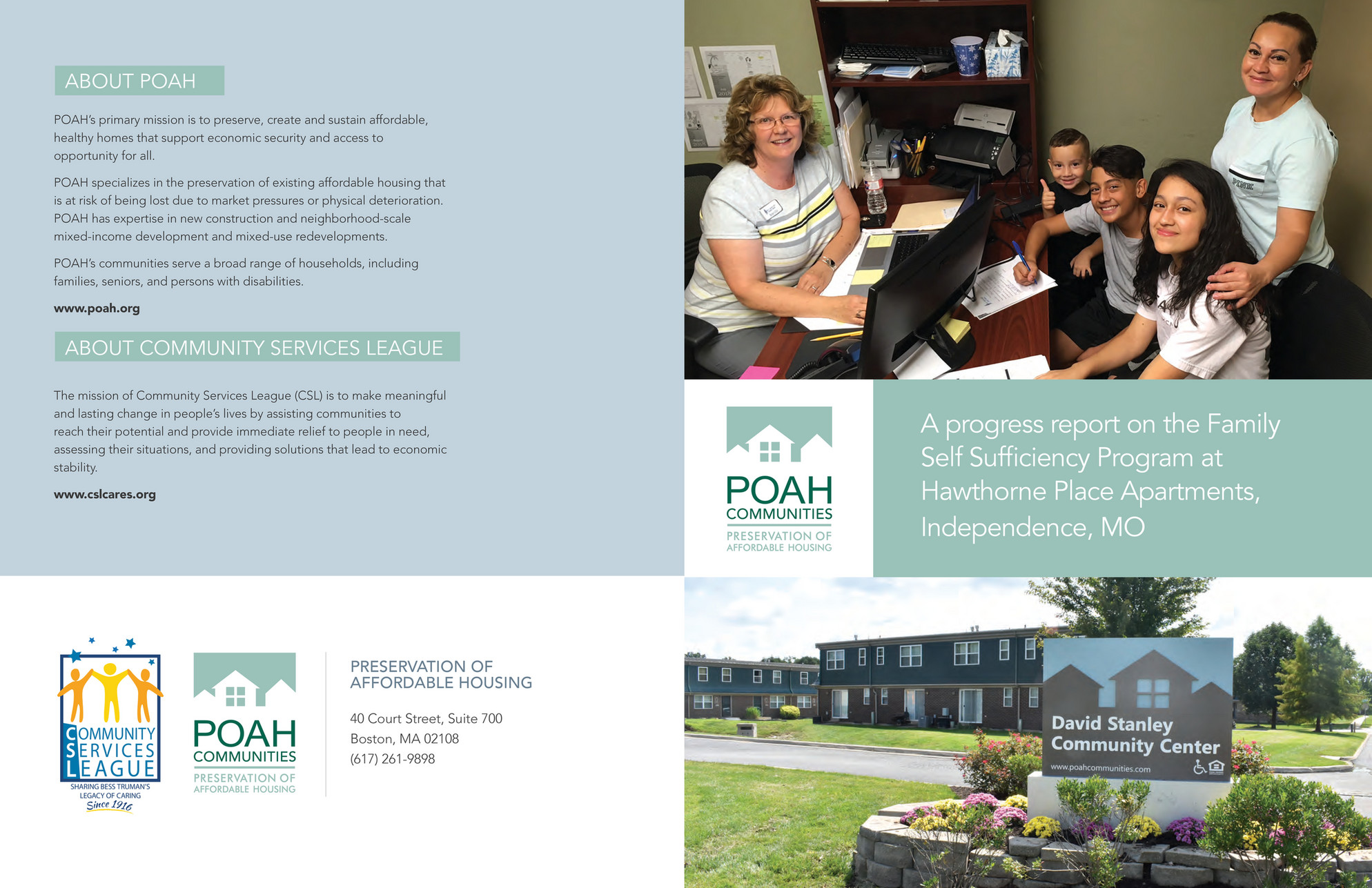 Preservation of Affordable Housing - FSS at Hawthorne - Page 1 ...