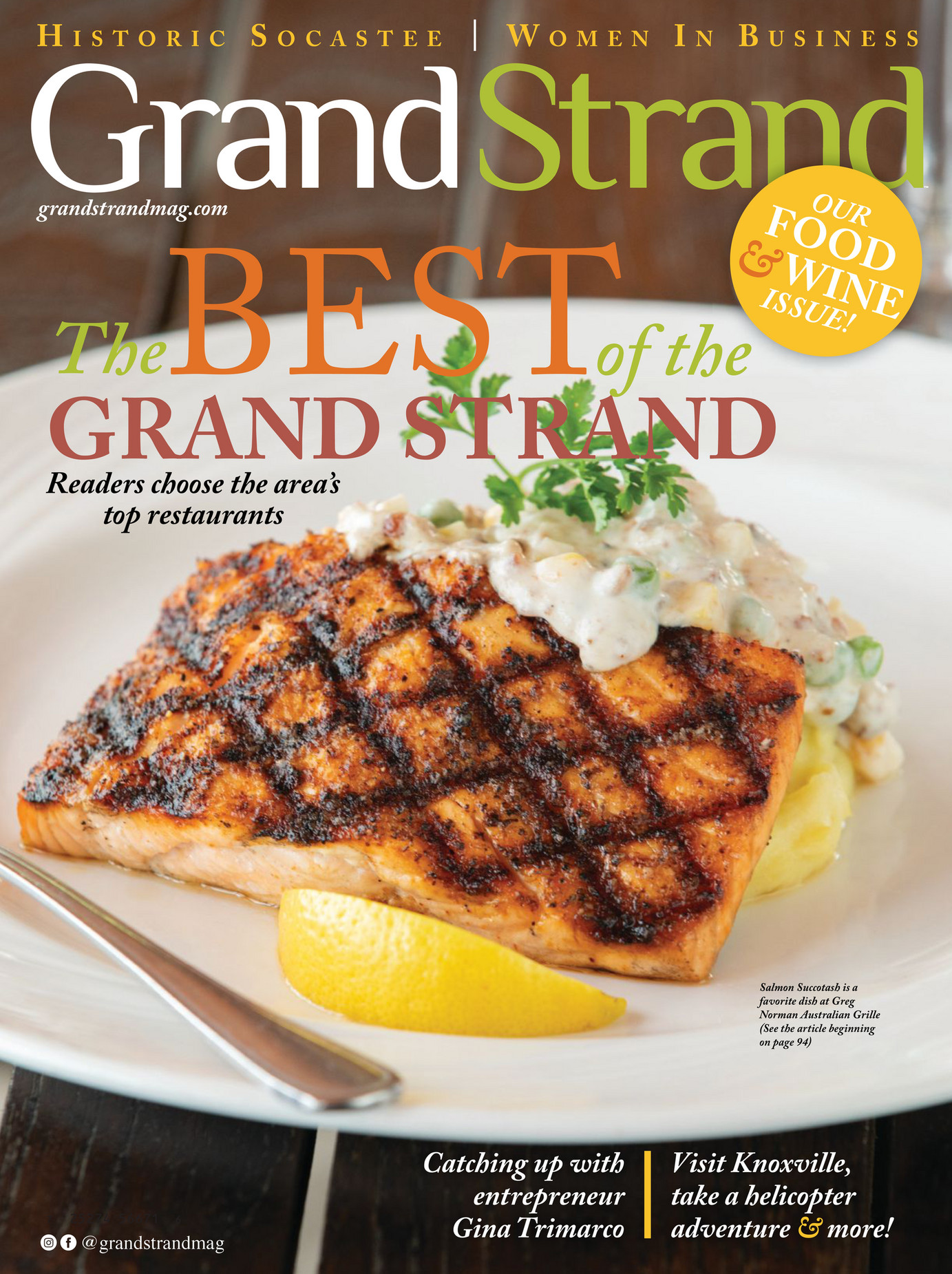 GULFSTREAM COMMUNICATIONS - Grand Strand Magazine - Love It! - October ...