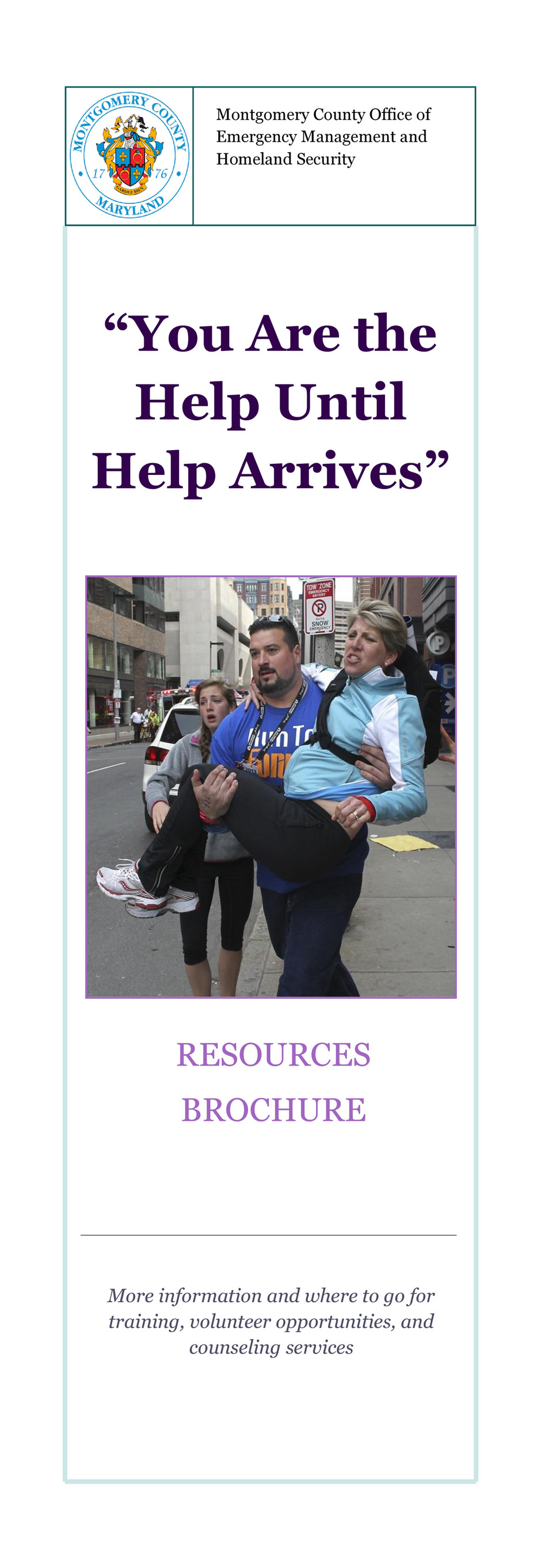 My publications - Until Help Arrives Resources Brochure - Page 1 ...