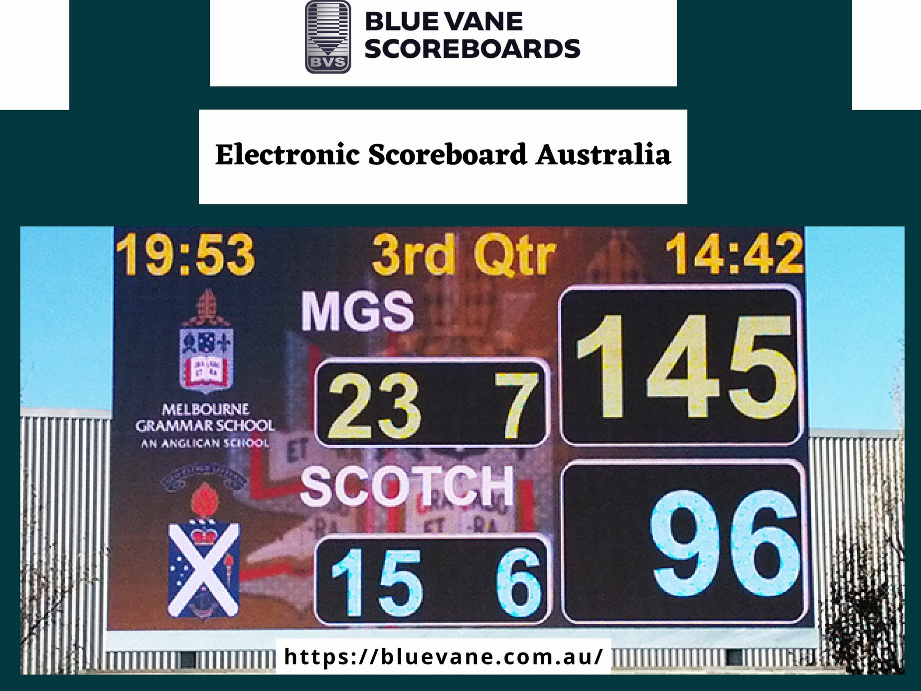 Blue Vane Scoreboards - Get Electronic Scoreboards with the Best ...
